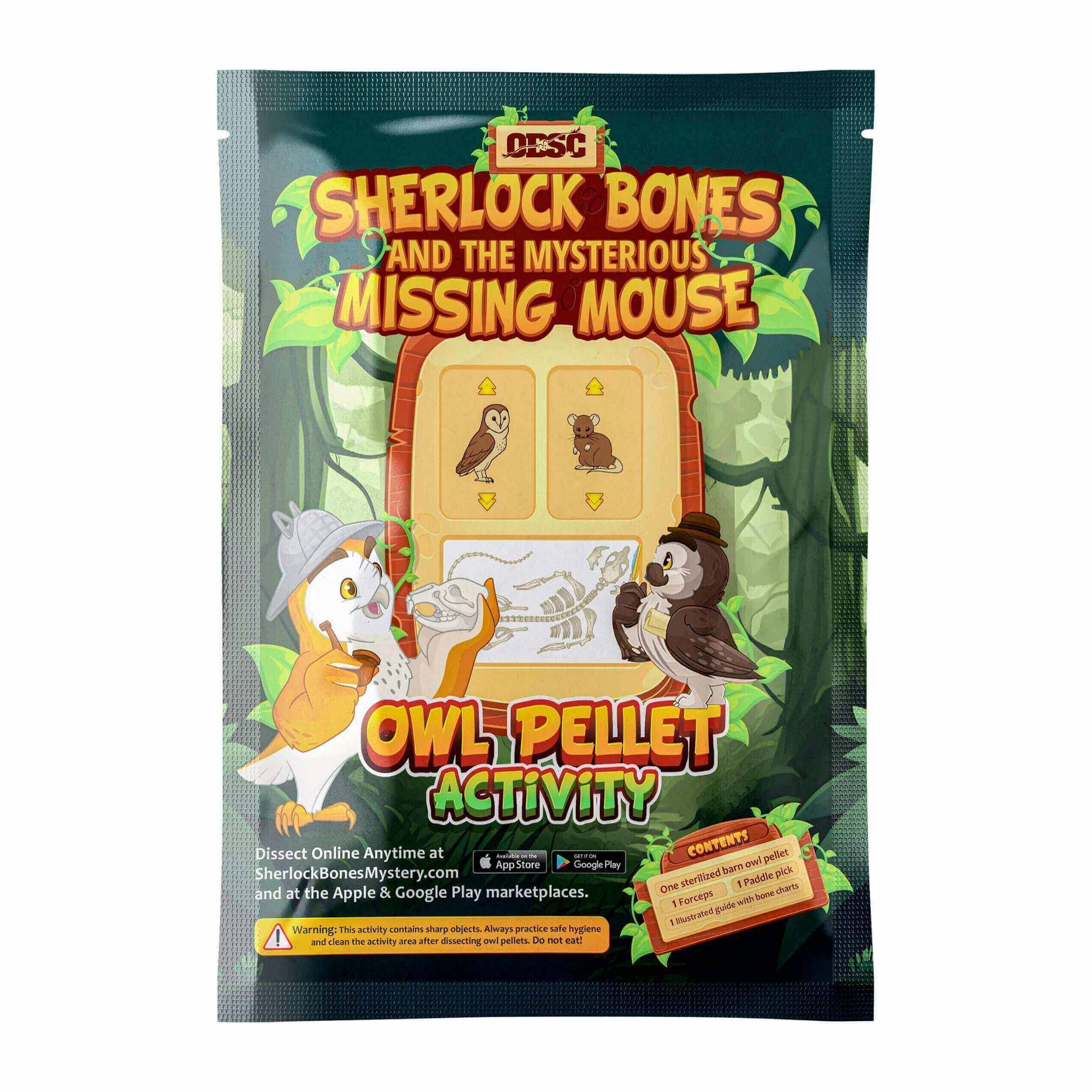 1 Pack + Sherlock Bones Guide + Tools – Owl Brand Discovery Kits